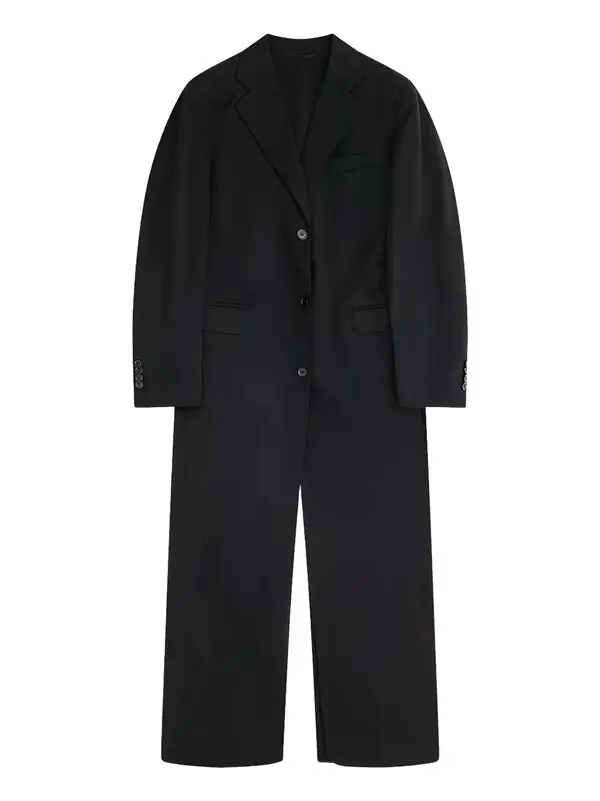 Simone Rocha Open-back Coat - Black