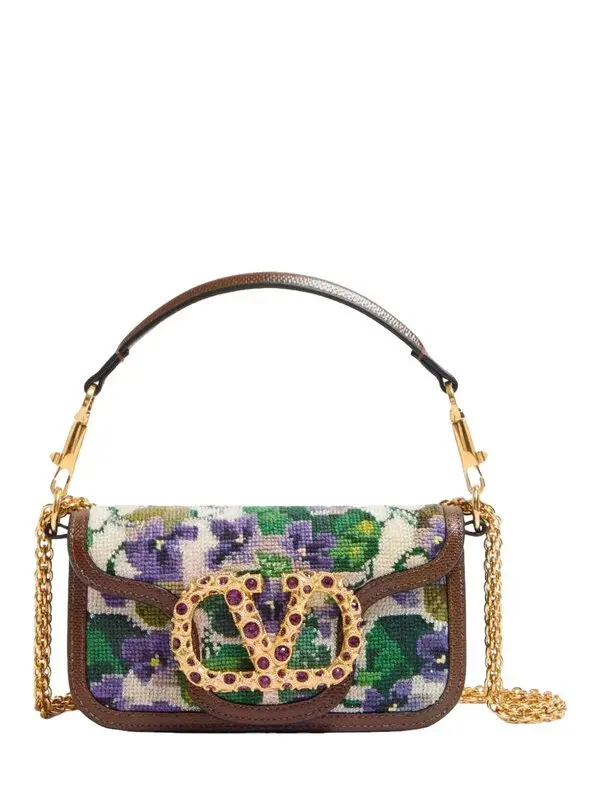 Valentino Garavani Locò Shoulder Bag - Green