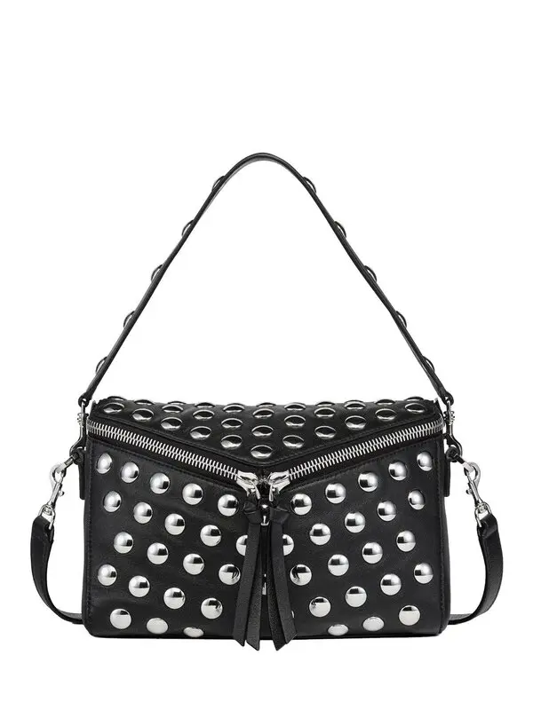 Mcm Diamant 3d Shoulder Bag - Black