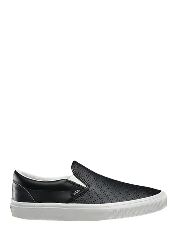 VANS Classic Slip-on Perforated Leather - Black