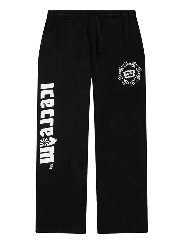 ICECREAM Vertical Sweatpants - Black