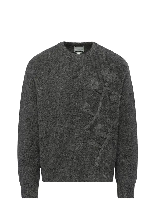 WOOYOUNGMI Embroidered Sweater - Grey