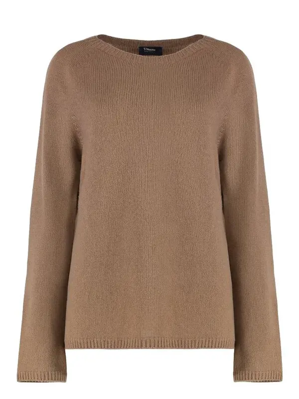 Max Mara Crew Neck Sweater - Brown