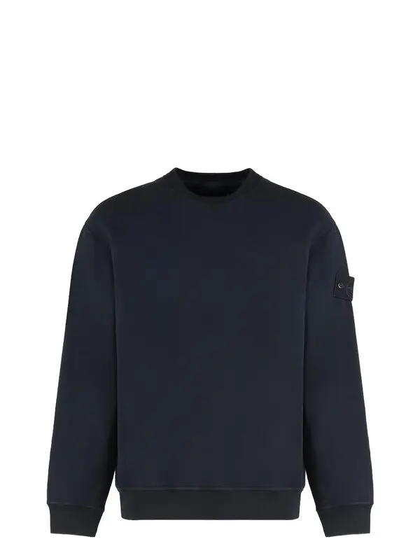 Stone Island Cotton Sweatshirt - Blue