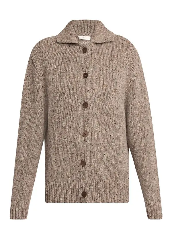 THE ROW Mauri Cashmere Cardigan - Sepia
