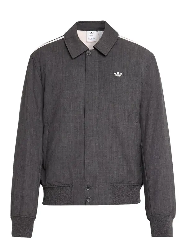 Adidas X Wales Bonner Wool-blend Blouson Jacket - Dark Grey