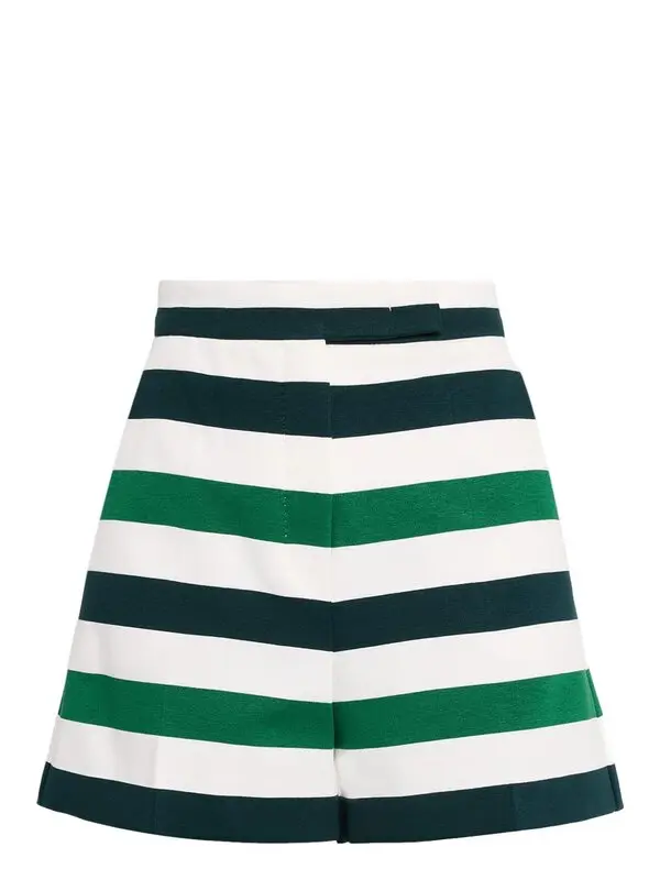Max Mara Nelson Striped Shorts - Green