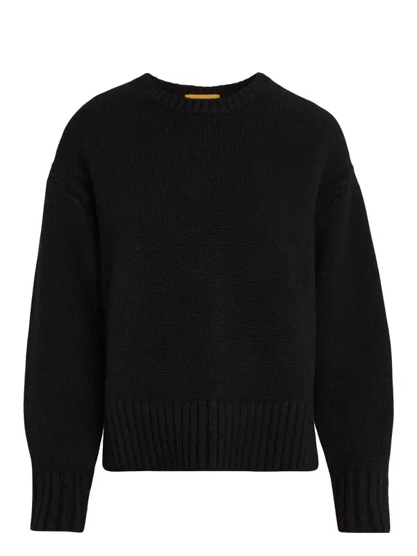 Guest In Residence Cashmere Crewneck Sweater - Black