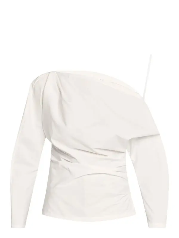 A.L.C. Sona Stretch Cotton Top - White