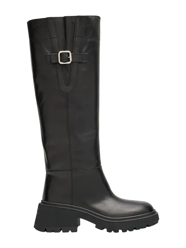 JIMMY CHOO 70mm Leather Over-the-knee Boots - Black