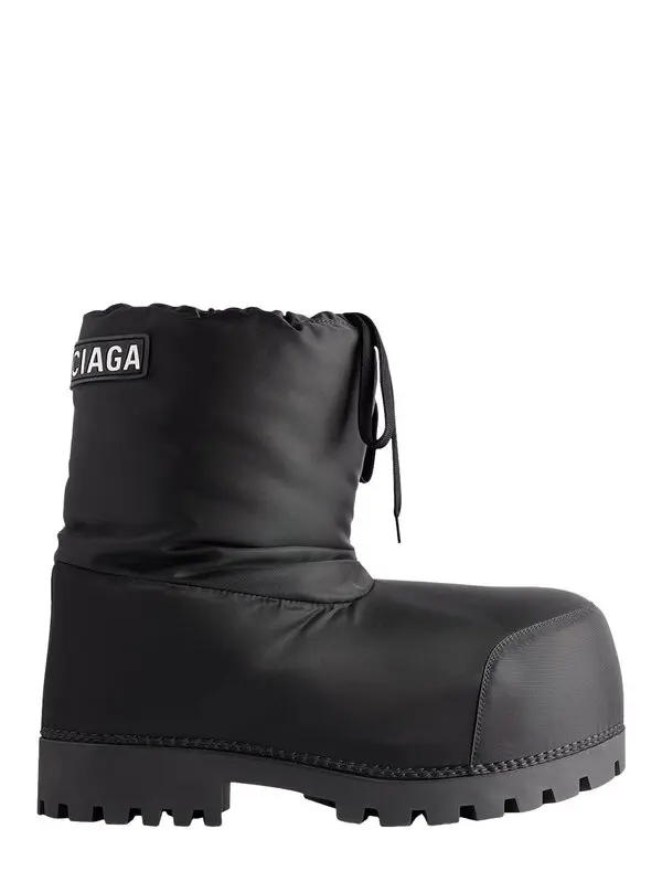 Balenciaga Alaska Nylon Snow Boots - Black