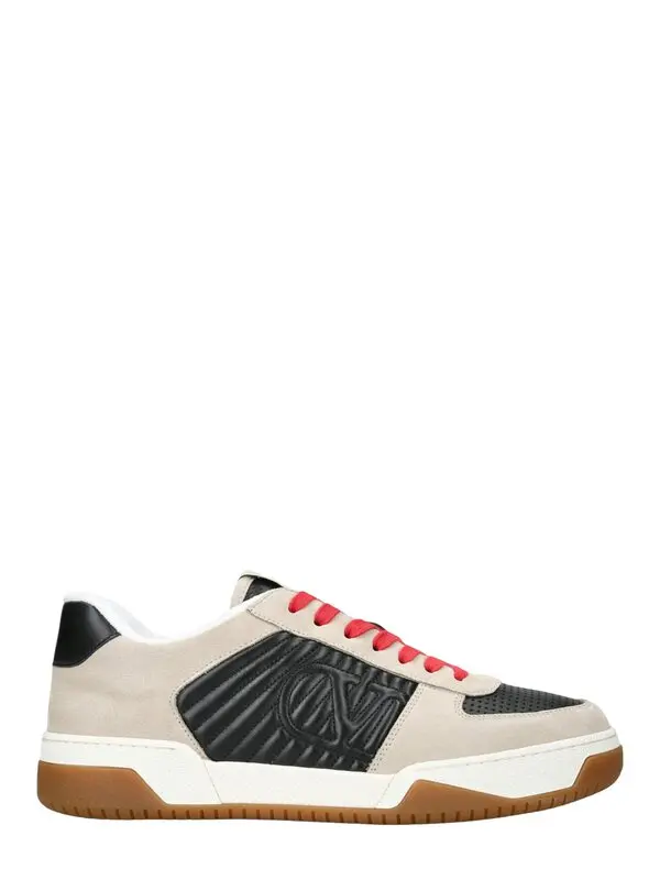 Valentino Garavani Leather-suede Sparry Sneakers - White