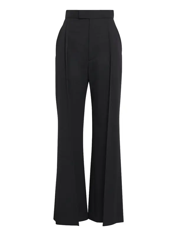 VIVIENNE WESTWOOD Virgin Wool Wide-leg Trousers - Black