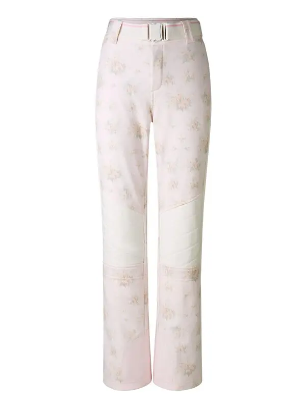 Bogner Zula Softshell Ski Trousers - Pink/off-white