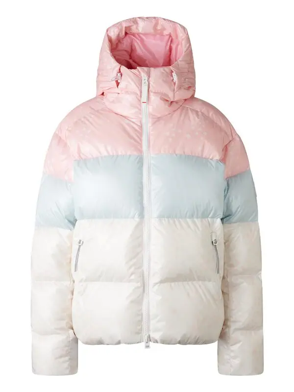 Bogner Vally Down Jacket - Pink/light Blue/white