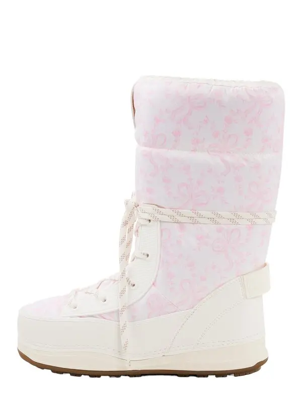 Bogner Les Arcs Snow Boots - Pink/off-white