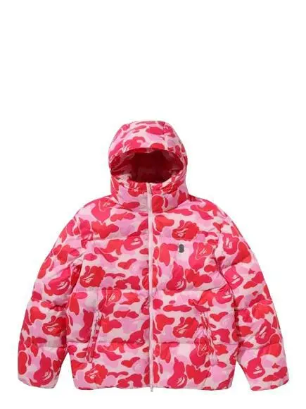 BAPE Camo Down Jacket - Pink
