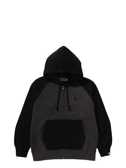 BAPE Relaxed Fit Zip Hoodie - Black