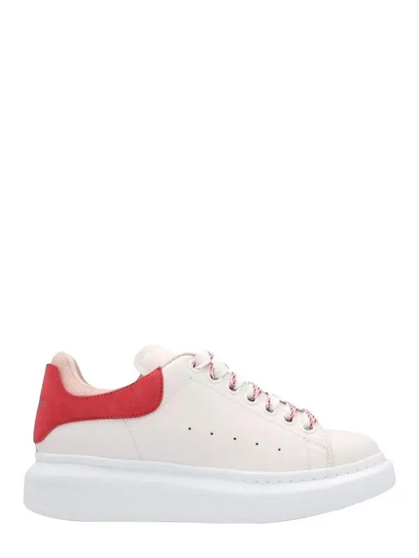 Alexander McQueen Oversized Sneakers - Beige/red