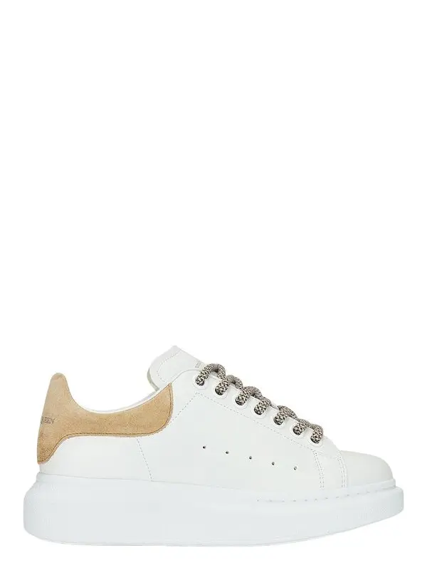Alexander McQueen Oversized Sneakers - White/camel