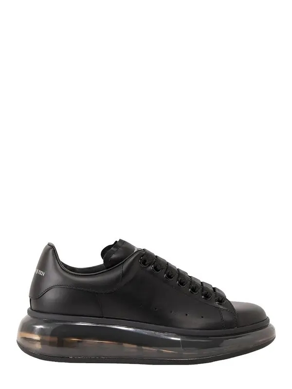 Alexander McQueen Oversized Clear Sole Sneakers - Black