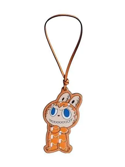 Moynat X Kasing Lung The Monsters Labubu Bag Charm - Orange