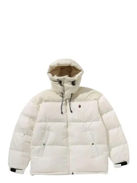 BAPE One Point Relaxed Fit Down Jacket - Ivory