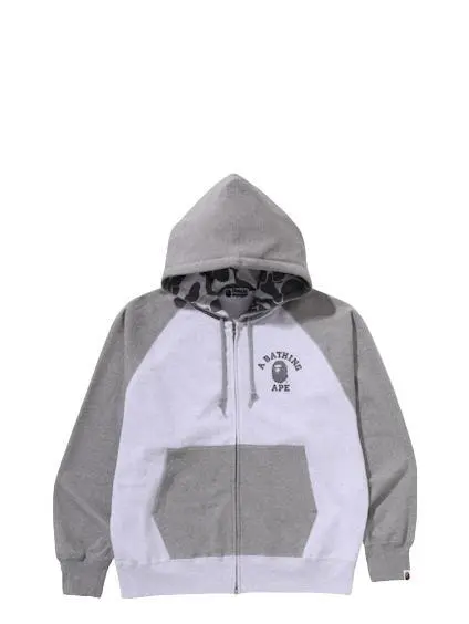 BAPE Relaxed Fit Zip Hoodie - Gray