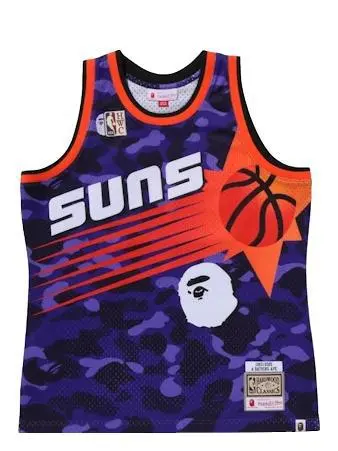 A BATHING APE X Mitchell & Ness Nba Phoenix Suns Swingman Jersey - Purple