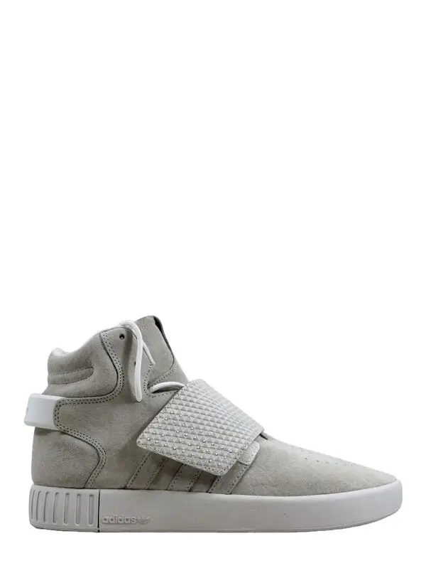 Adidas Tubular Invader Strapin High-top Sneakers - Flat White