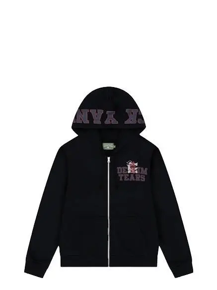 DENIM TEARS X New York Yankees Zip Hoodie - Black