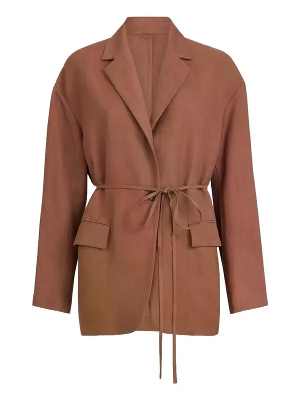 Brunello Cucinelli Monili-embellished Blazer - Orange