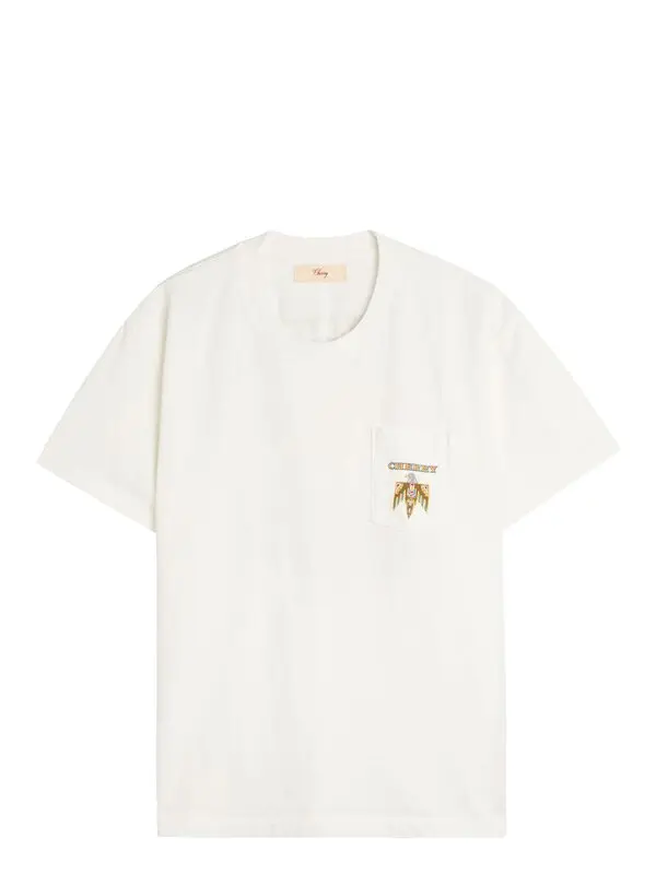 CHERRY LOS ANGELES Majave Desert Printed Cotton T-shirt - White