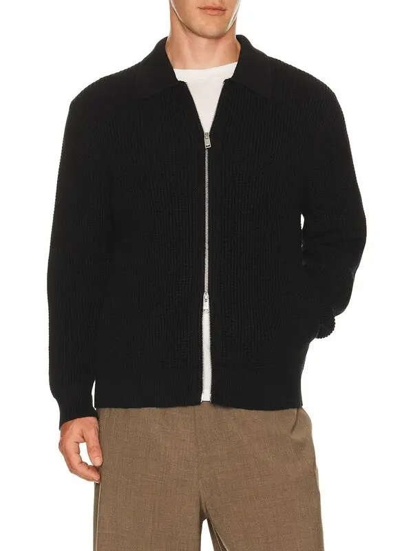 Theory Eco Cashton Gary Full Zip - Black