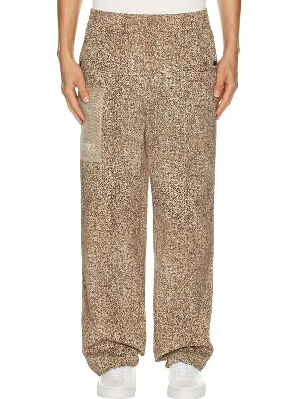 MALBON Mesh Basket Pocket Pant - Digital Wool