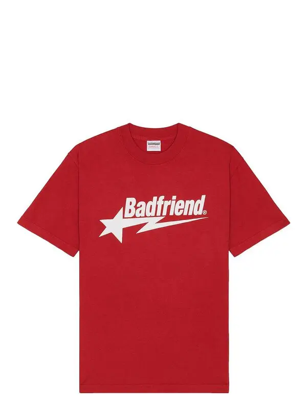 BADFRIEND Star Logo Tee - Red