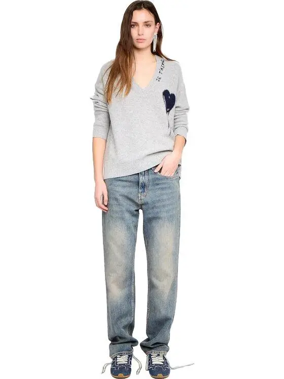 Zadig&Voltaire Mikyzy Cashmere Sweater - Natural