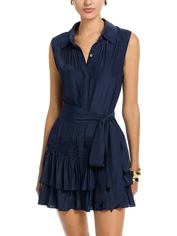 Ramy Brook Edelina Mini Dress - Navy