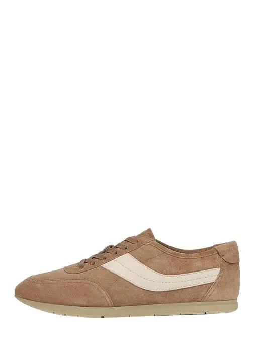 Vince Suede And Leather Slip-on Runner Sneakers - Red