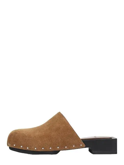 Vince Margarita Suede Clog - Natural