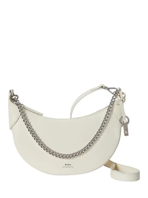Polo Ralph Lauren Polo Id Leather Mini Chain Bag - Frosting