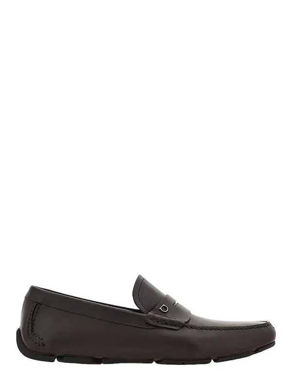 FERRAGAMO Leather Penny Loafers - T. Moro