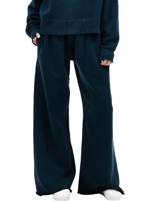 SLVRLAKE Wide Leg Sweatpants - Charcoal