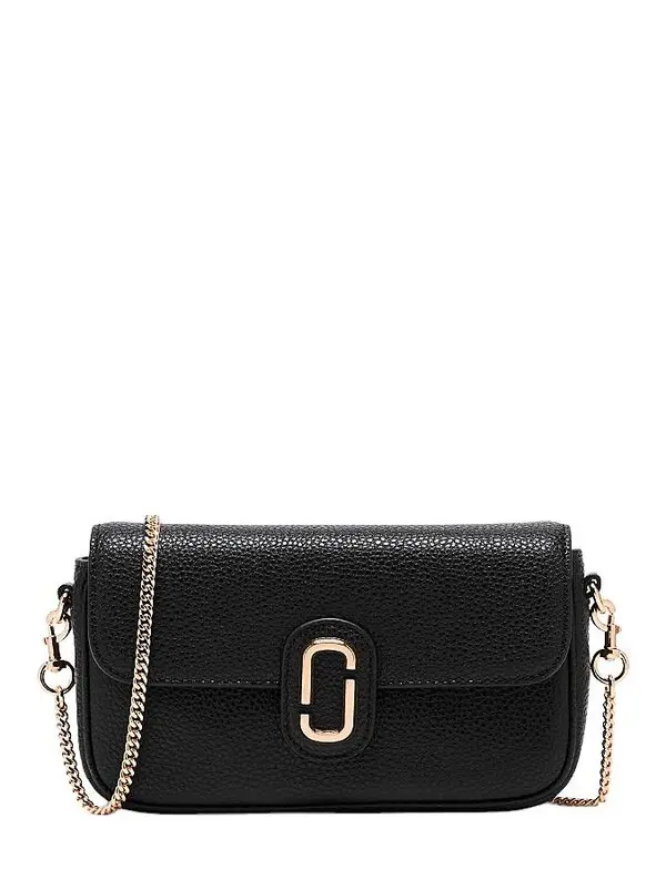 Marc Jacobs Pebble J Marc Mini Leather Bag - Black