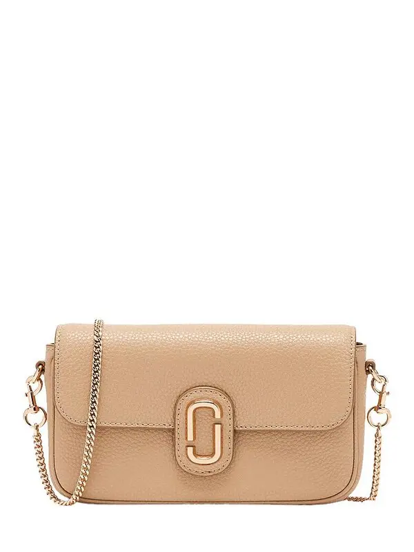 Marc Jacobs Pebble J Marc Mini Leather Bag - Camel