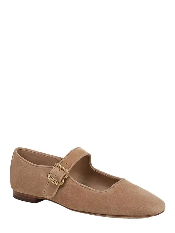Sam Edelman Michaela Buckled Flats - Cyprus Tan
