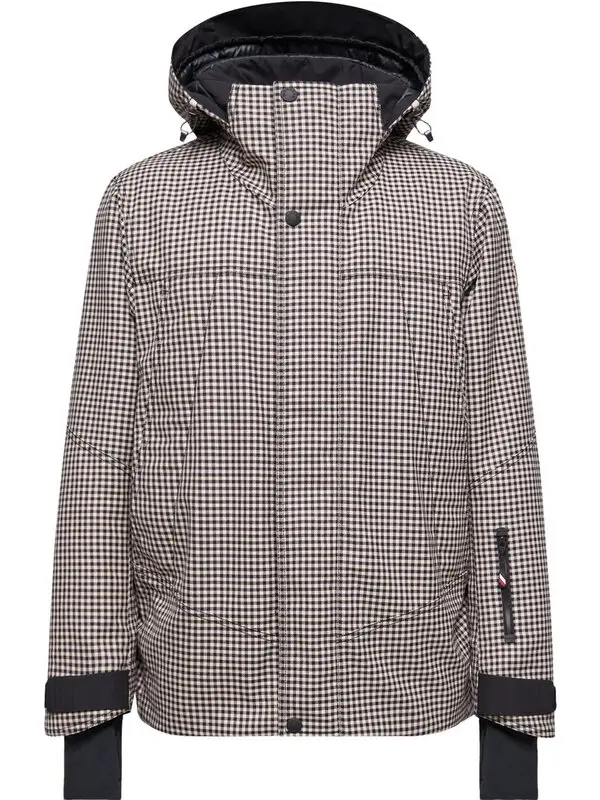 Moncler Ettal Wool Hooded Ski Jacket - Grey