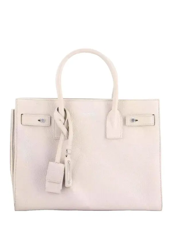 Saint Laurent Sac De Jour Souple Baby Satchel - Neutrals