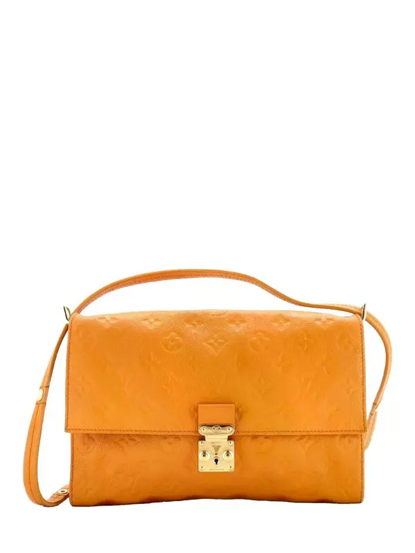 LOUIS VUITTON Fascinante Handbag Monogram Empreinte Leather - Orange