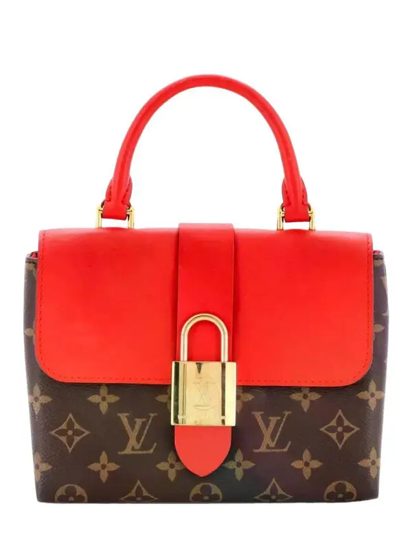 LOUIS VUITTON Locky Bb Satchel Monogram Canvas With Leather - Brown
